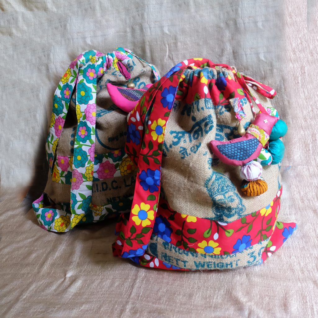 Burlap Backpacks – Kibu